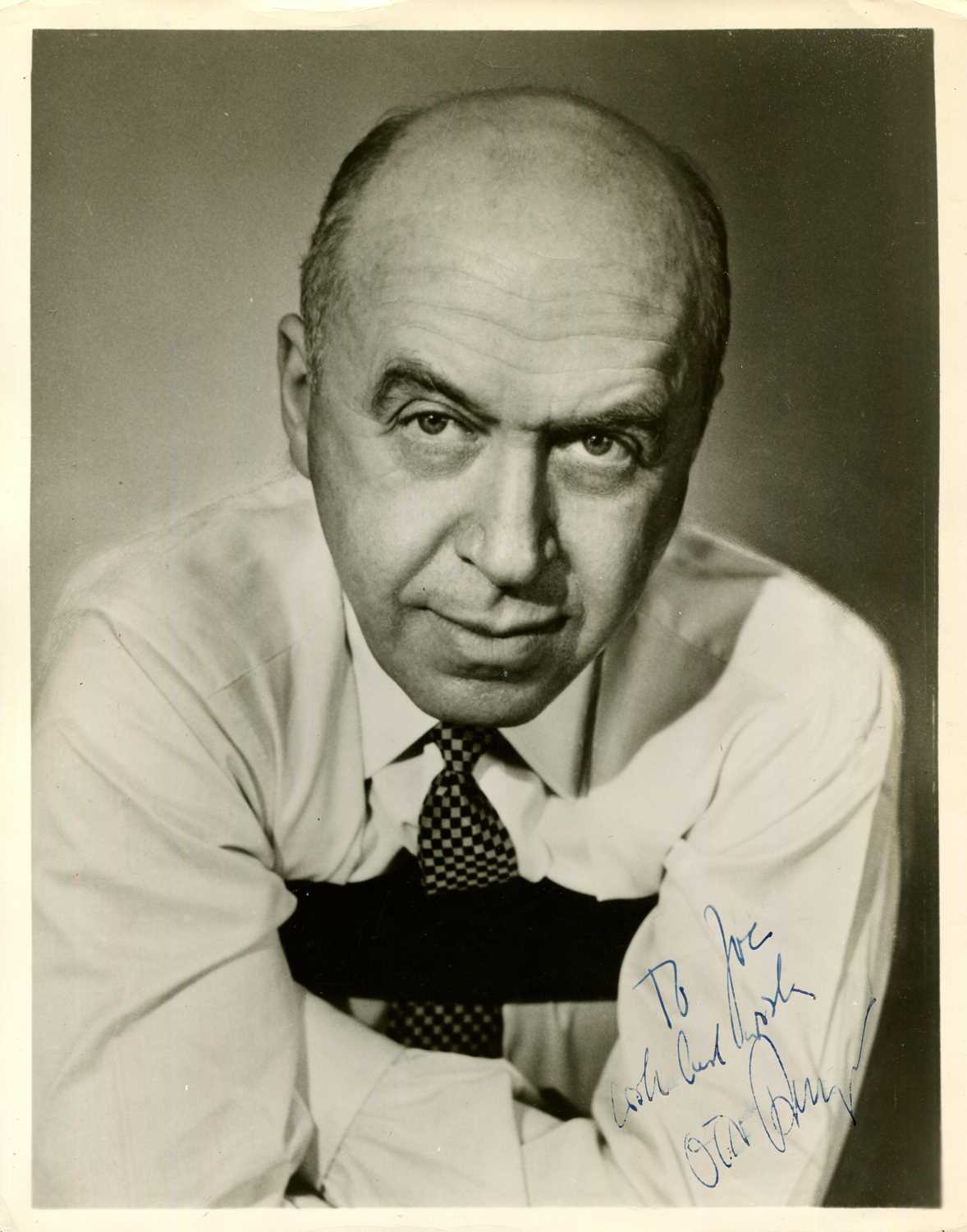 Lot 80 - PREMINGER OTTO: (1905-1986)