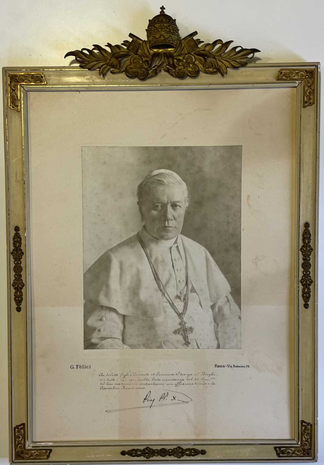 Lot 465 - PIUS X: (1835-1914)
