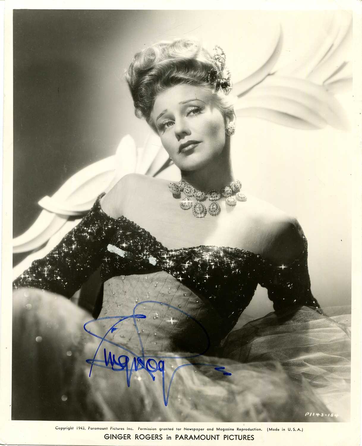 Lot 197 - ROGERS GINGER: (1911-1995)
