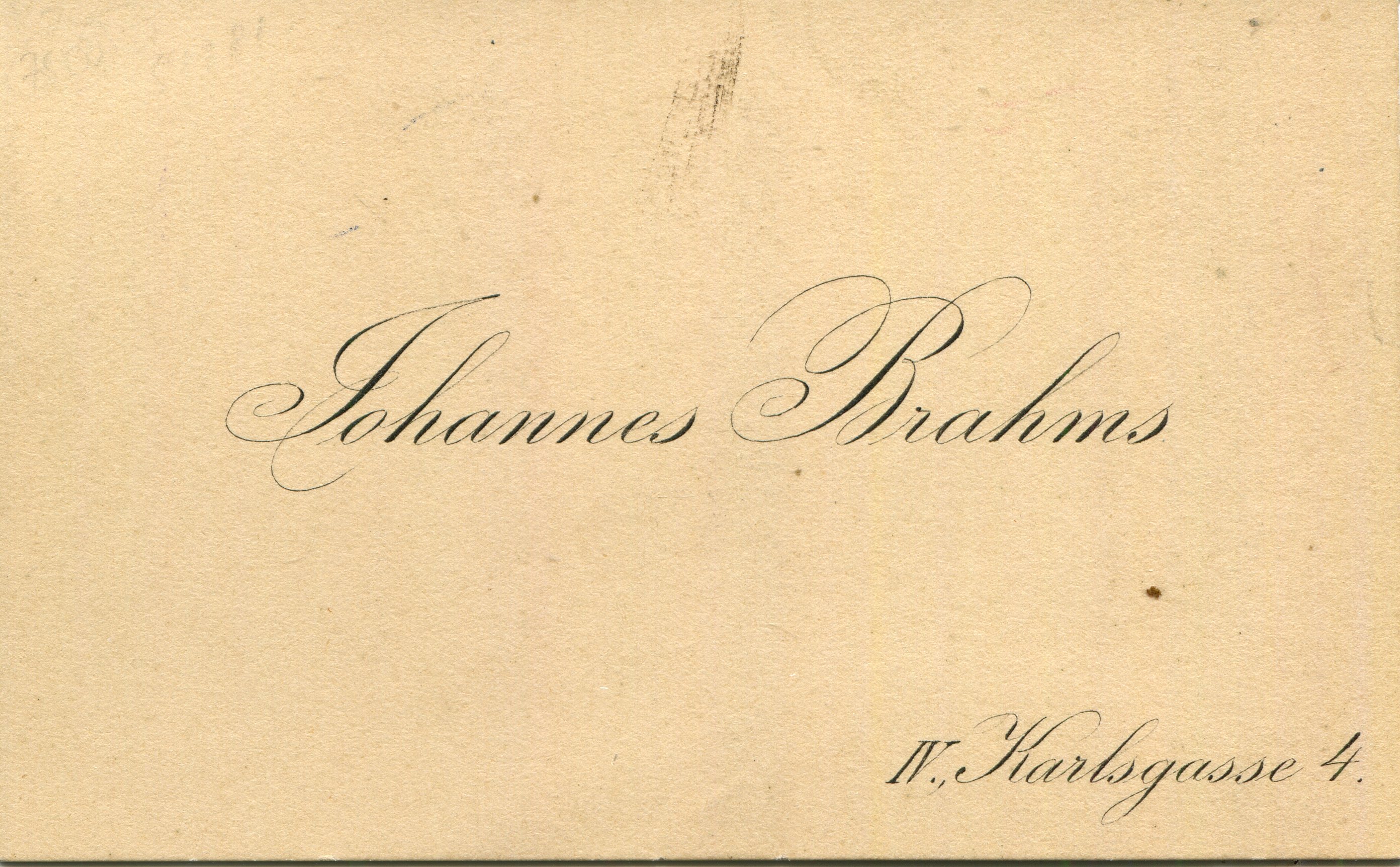 Lot 940 - BRAHMS JOHANNES: (1833-1897)
