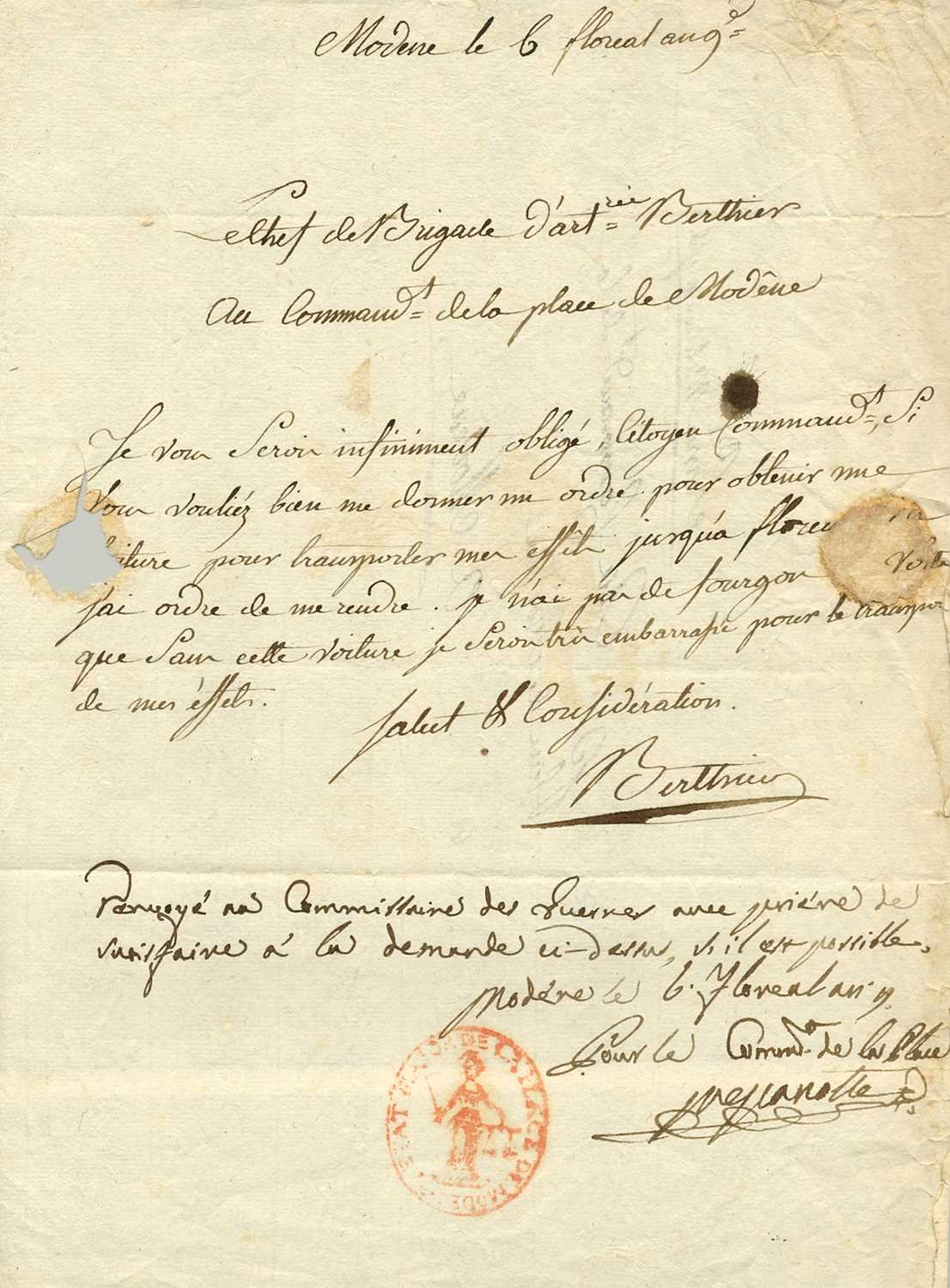 Lot 444 - BERTHIER BROTHERS: