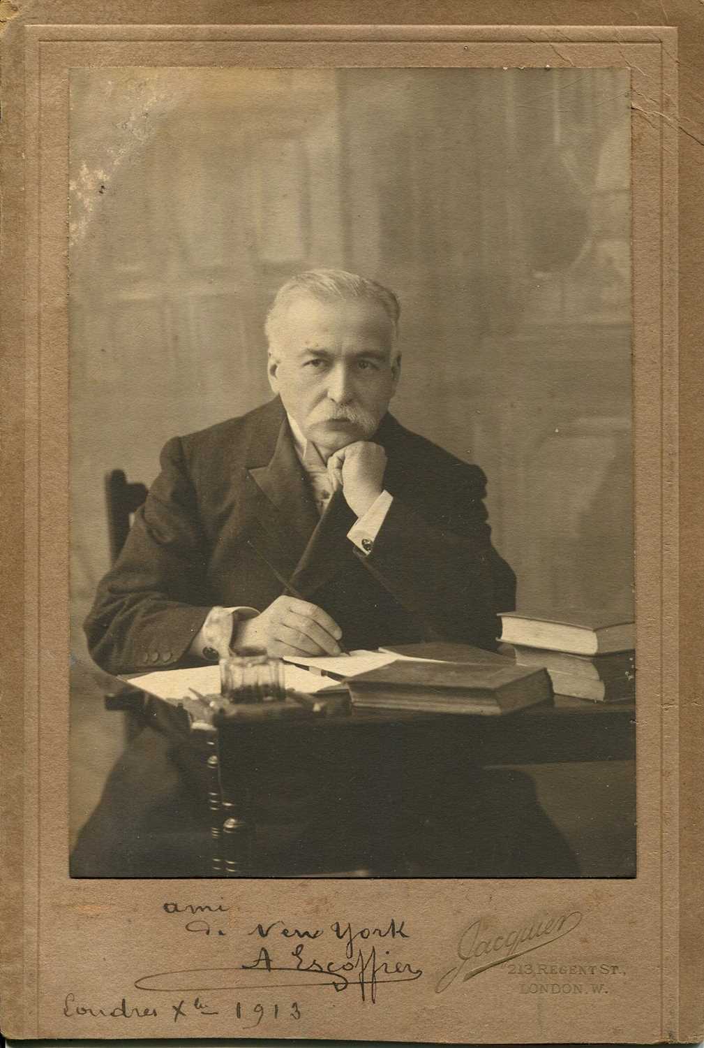 Lot 1006 - ESCOFFIER AUGUSTE: (1846-1935)