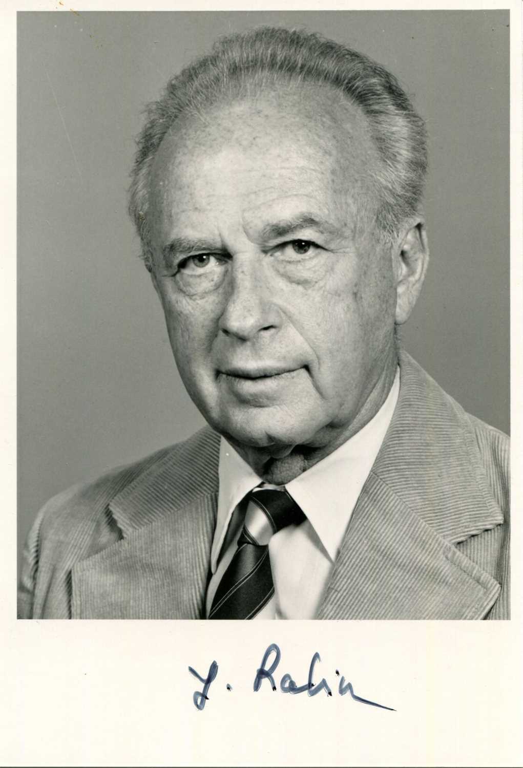 Lot 465 - RABIN YITZHAK: (1922-1995)