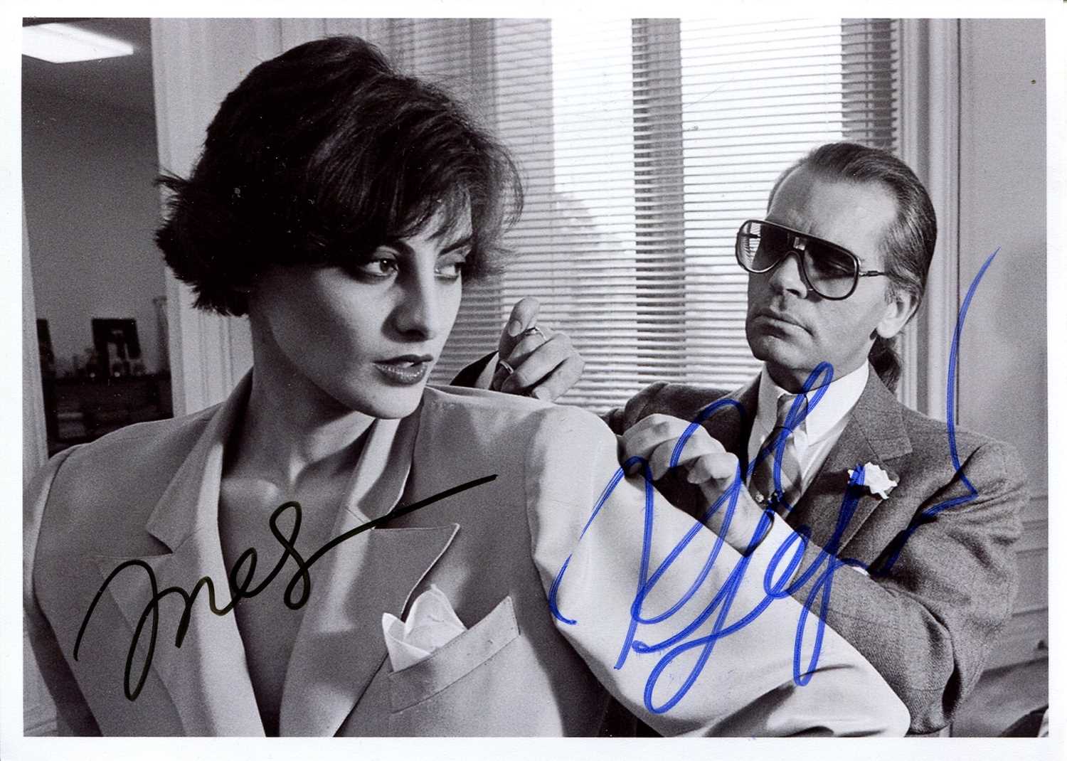 Lot 683 - LAGERFELD KARL & FRESSANGE INES DE LA: