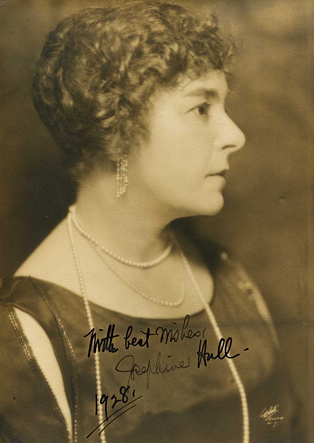 Lot 168 - HULL JOSEPHINE: (1886-1957)