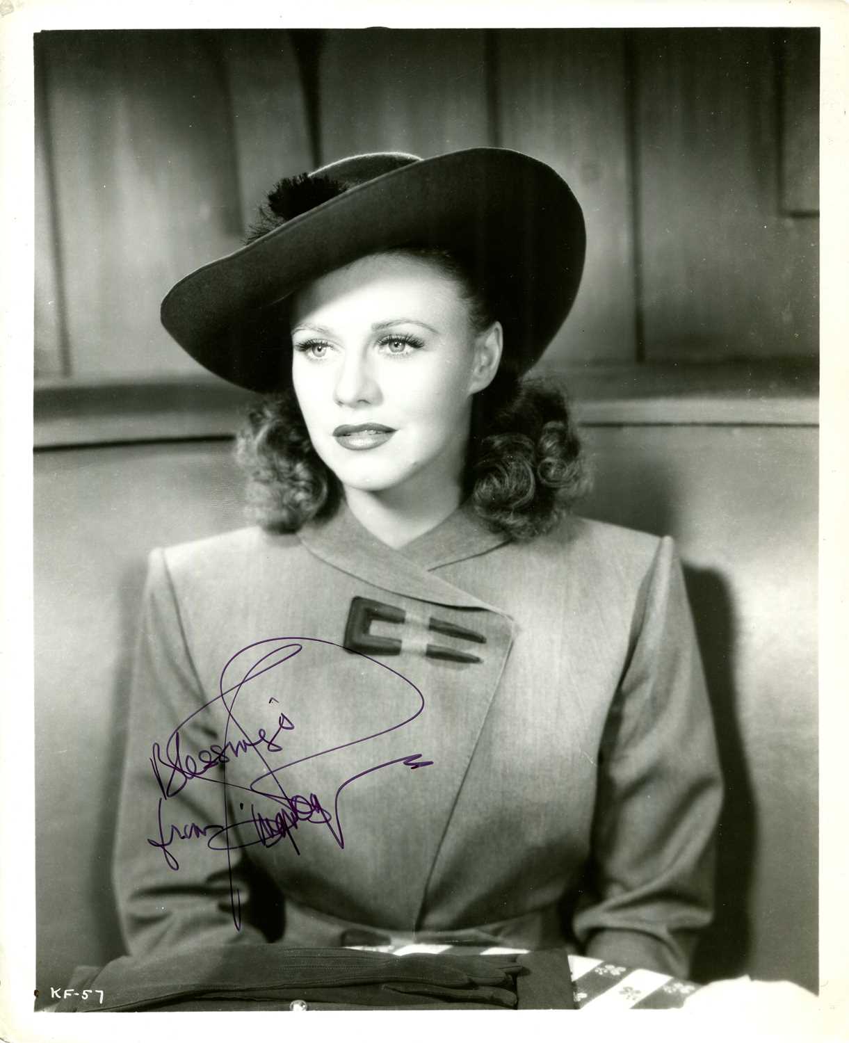 Lot 397 - ROGERS GINGER: (1911-1995)