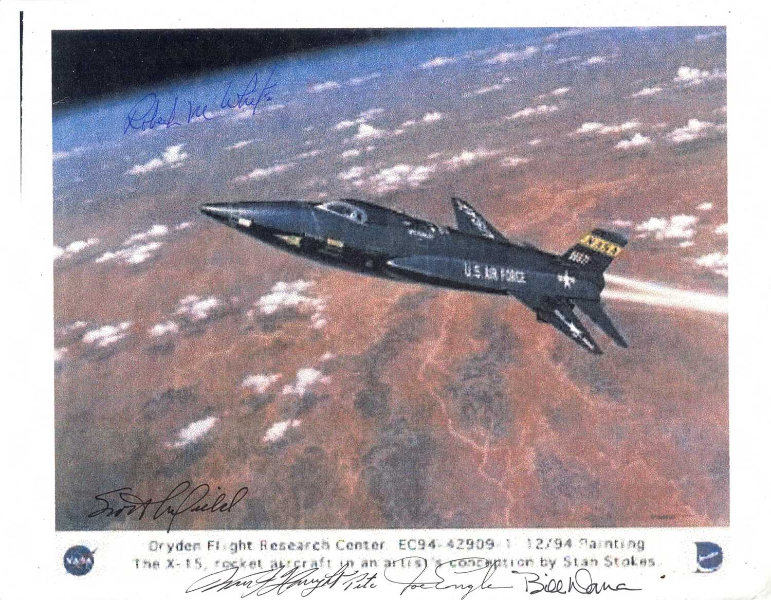 Lot 829 - X-15 TEST PILOTS: