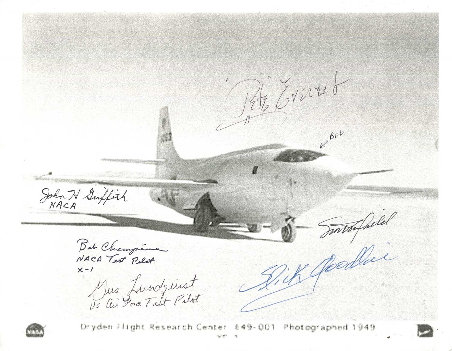 Lot 830 - X-1 TEST PILOTS: