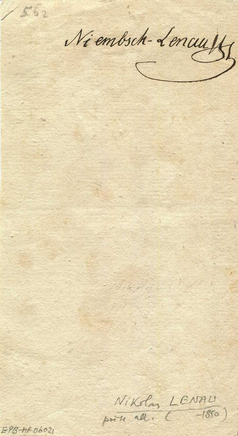 Lot 774 - LENAU NIKOLAUS: (1802-1850)